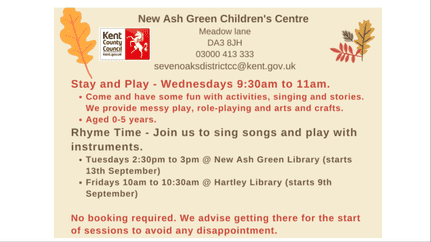 Children's Centre Times (KCC service) | George Pender